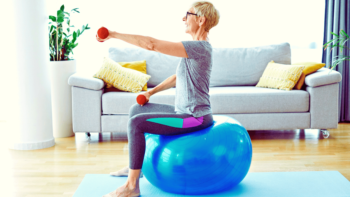 Core and Stretch Using a Fitball